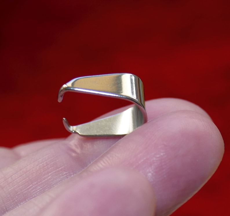 4x Stainless Steel Large Pinch Clip Bail, No Fade Silver Tone 14mm ...