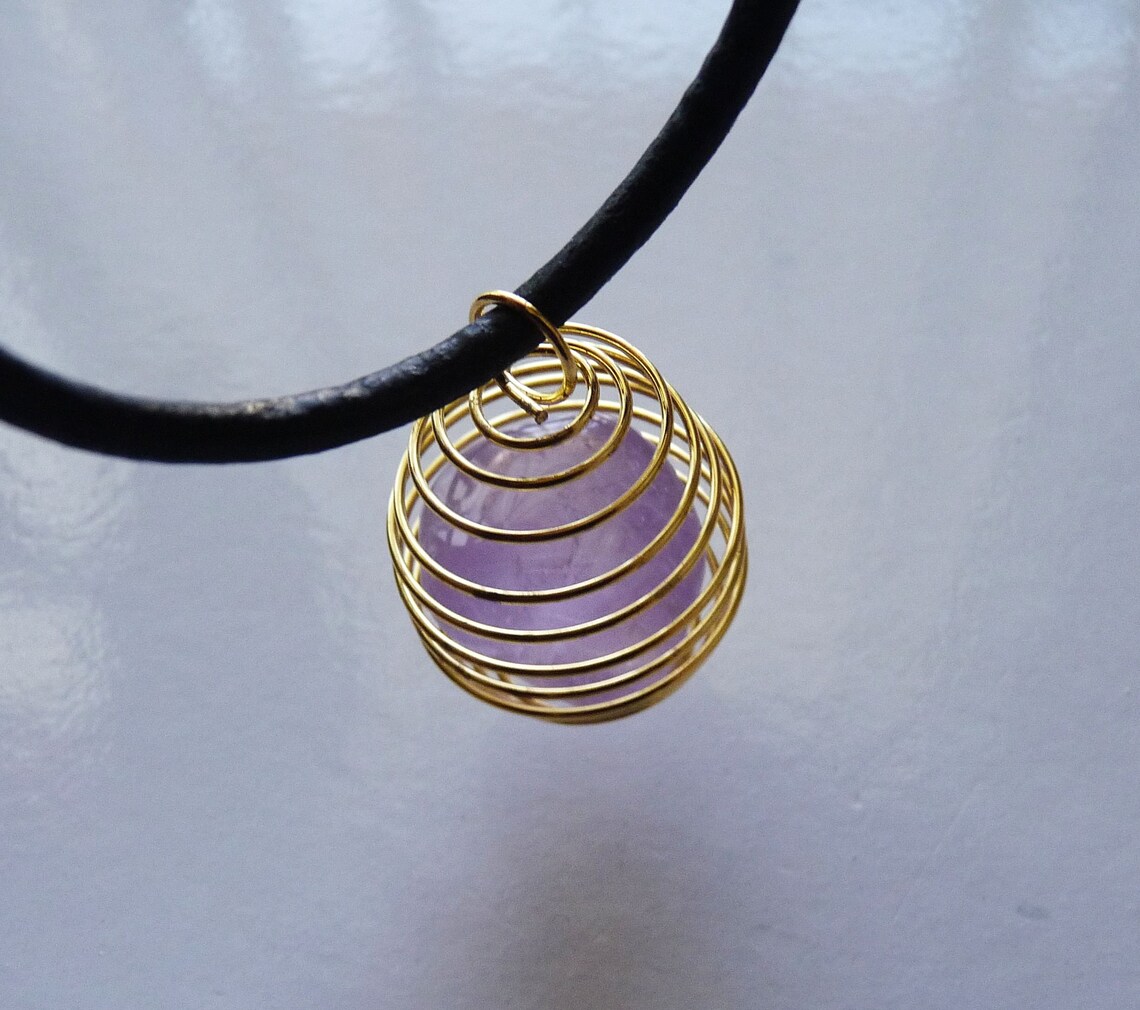 4x Gold Plated Large Bead Cage 25x30mm Pearl Cage Pendants, Spring Wire ...