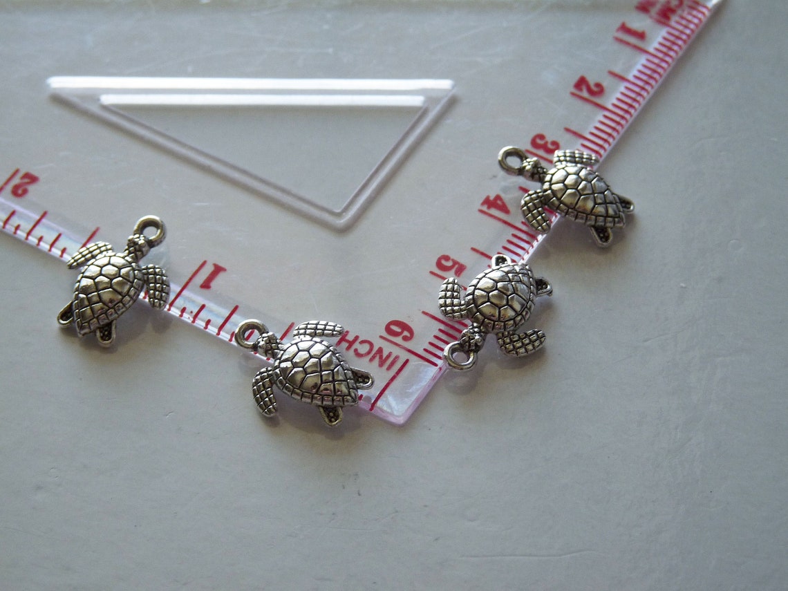 5/10x Turtle Charm Sea Turtle Charms Animal Charms Tortoise | Etsy