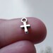 10x Tiny Cross Charm Small Charms for Bracelet Antique - Etsy