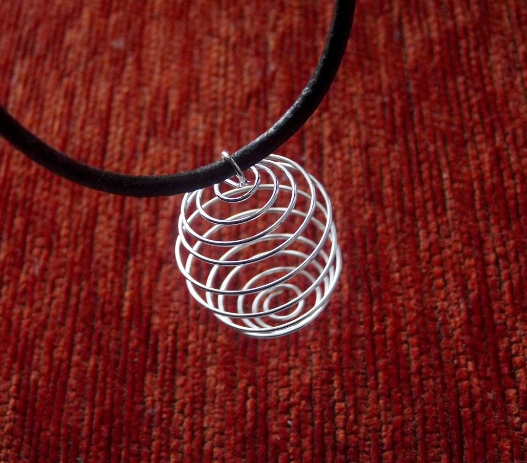 5x Bead Cage, 25x38mm Cage Pendants, Large Bead Cage, Silver Plated ...