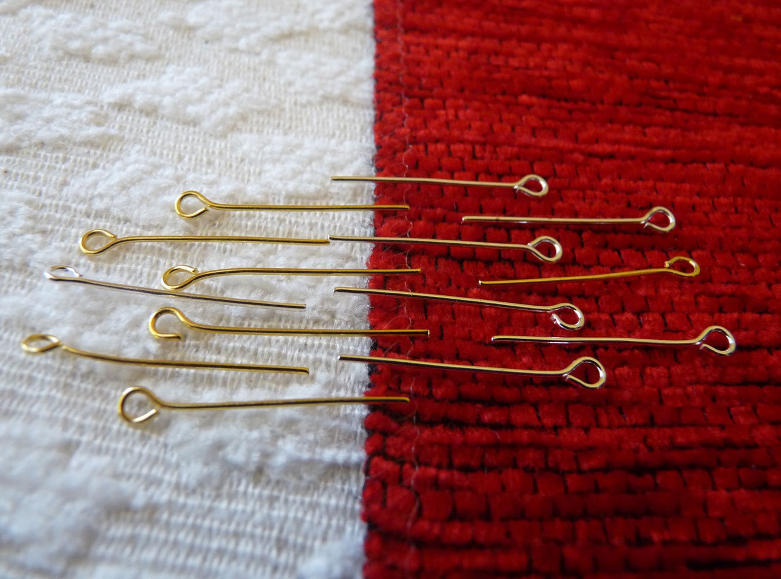 Eye Pins 25mm Eyepins Silver/gold Color Eye Pins Pins for - Etsy