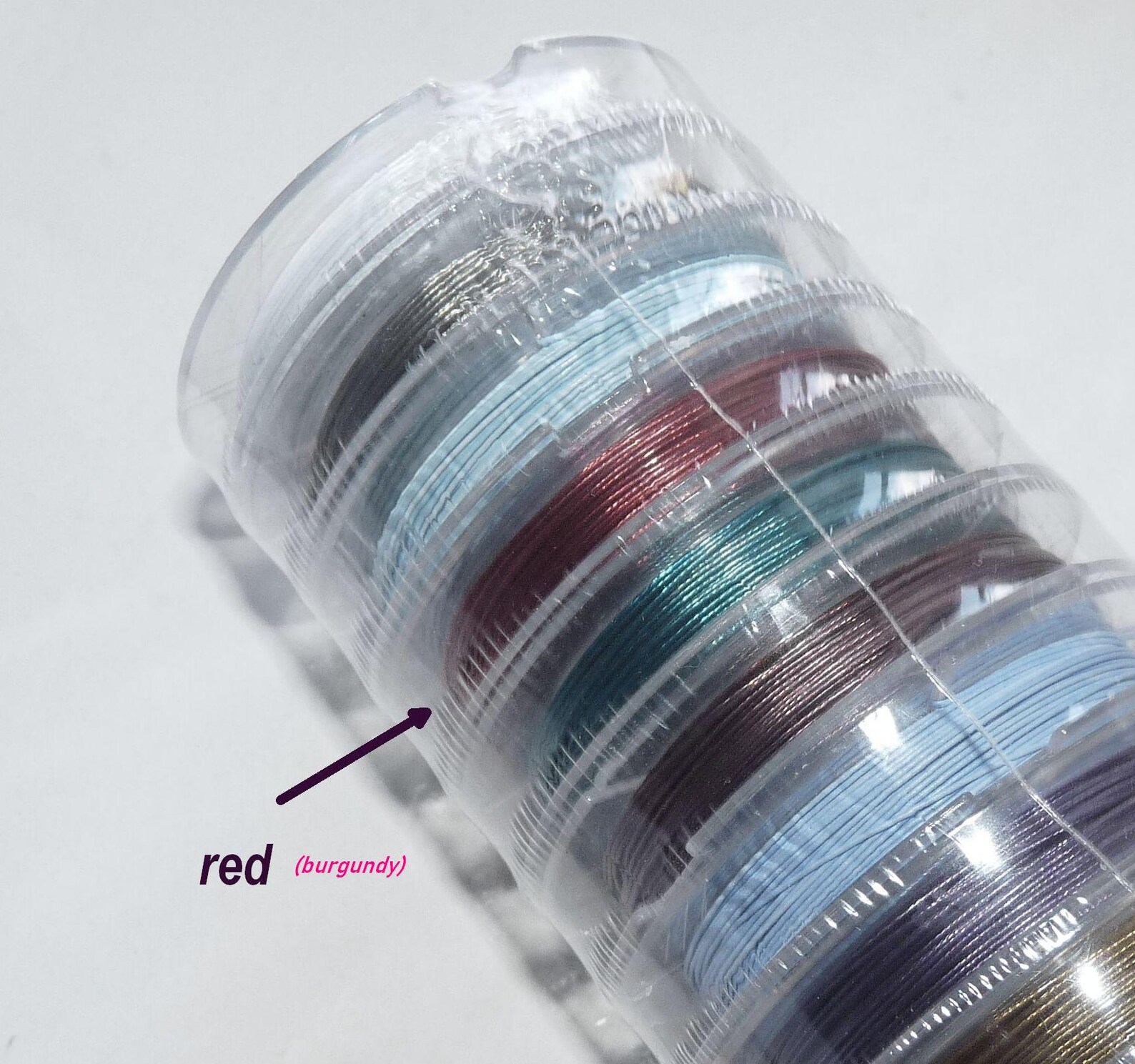 10 Y Tiger Tail Beading Wire Cord, 30 Feet 0.38mm White/black/red/blue ...