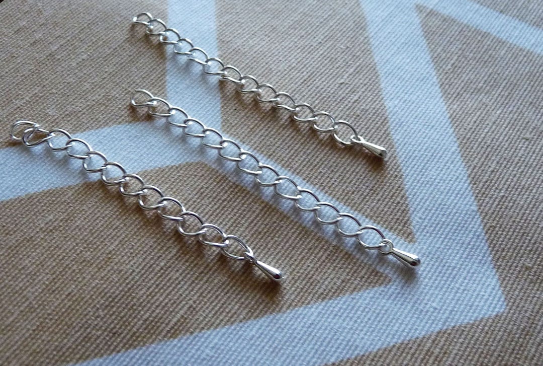 10x Extender Chain With Drop Charms 2 Inch Extension Chain - Etsy