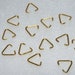 20x Gold Pendant Connector Strong Triangle Pinch Clip Bails - Etsy