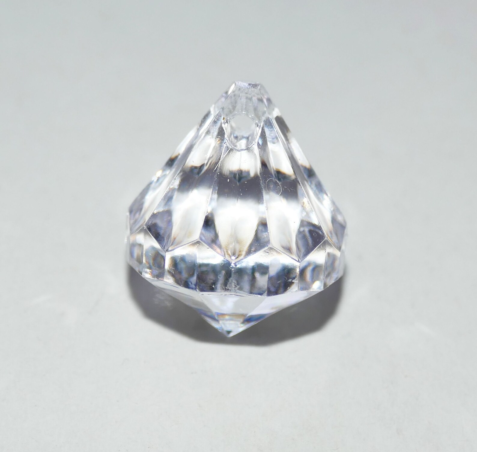 6x Diamond Chandelier Acrylic Crystal Prism Clear Transparent Beads ...