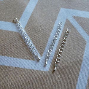 10x Extender Chain With Drop Charms 2 Inch Extension Chain - Etsy