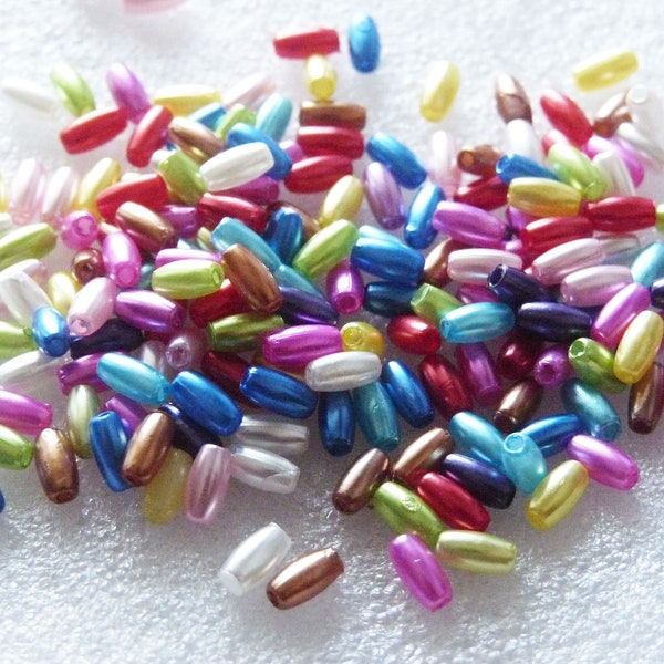 Oval Plastic Beads - Etsy