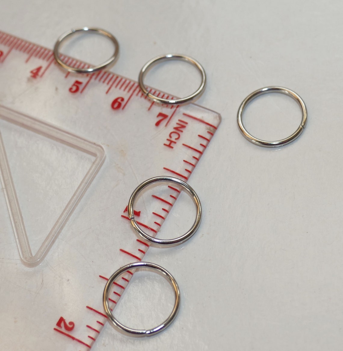 20x Stainless Steel Open Jump Rings 12mm/14mm No Fade 17 Gauge - Etsy