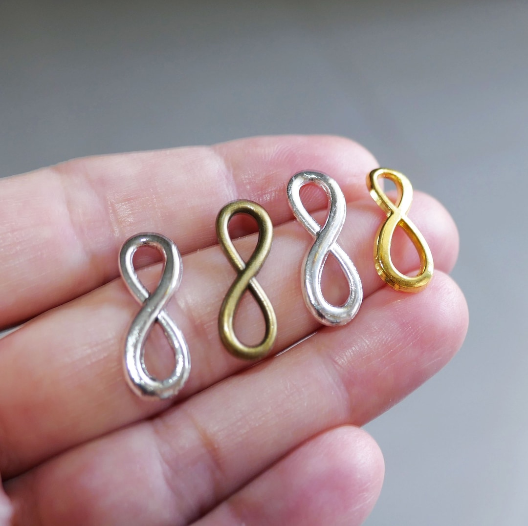 5/10x Infinite Charms for Bracelet/necklace - Etsy