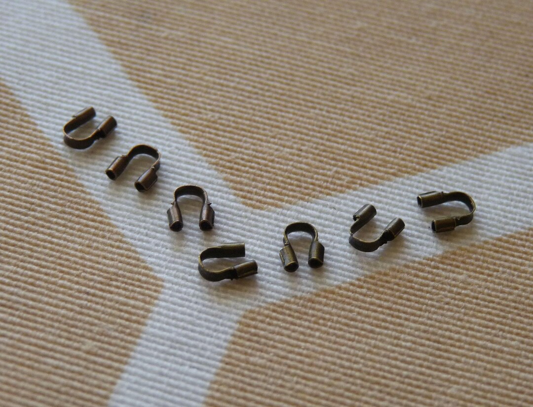 50/100x Wire Guards Cord Ends, 4x 4.5mm Wire Protector, Copper/bronze ...