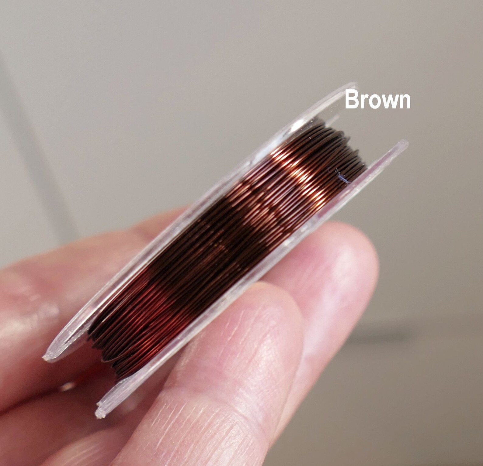 1 Roll Copper Round Multi Color 10M Wire Cord, 33 Feet 0.4mm Silver ...