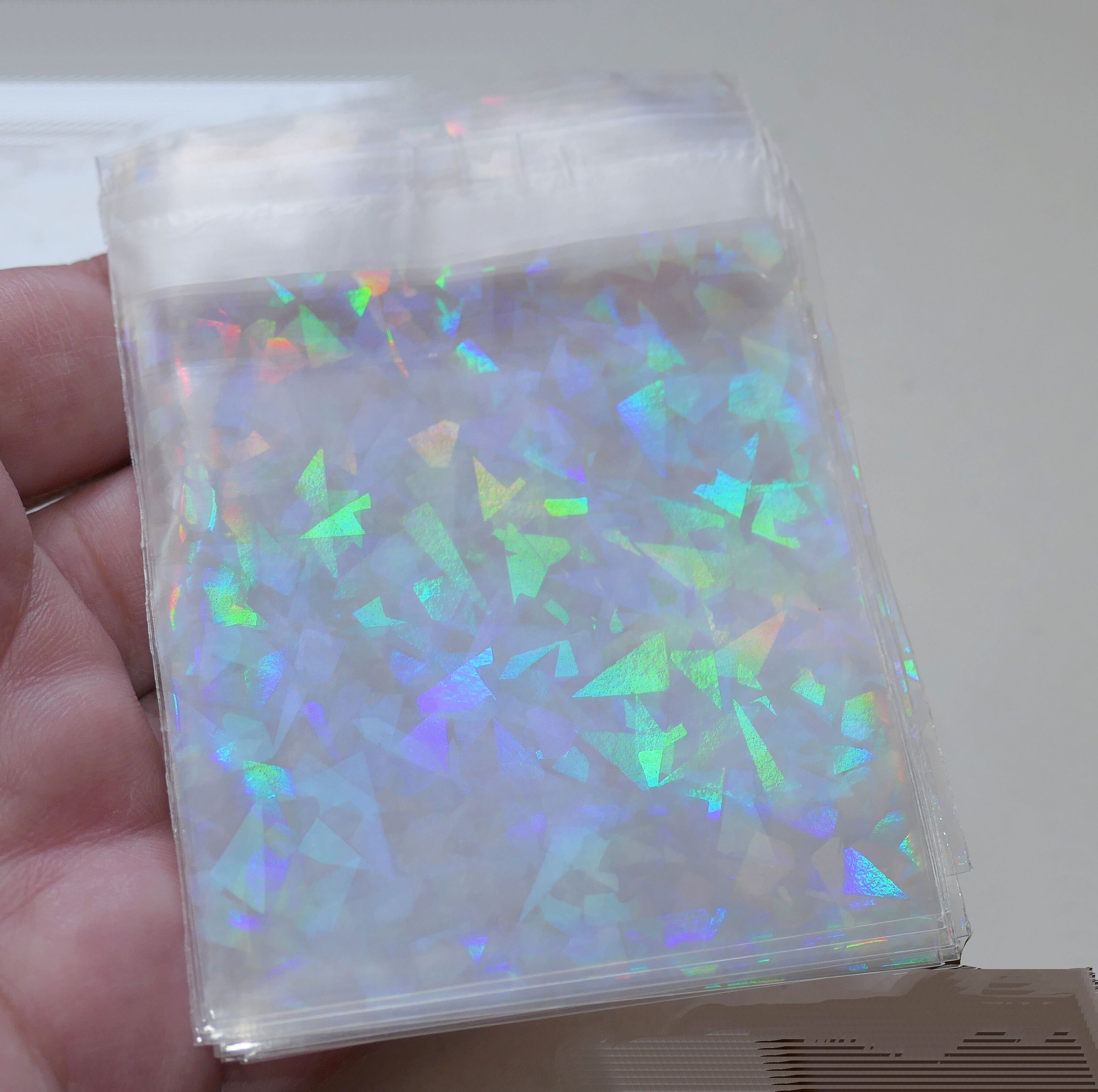 10x Clear Laser Fragment Plastic Self Adhesive Seal Bags, Cello ...