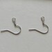 20/50x Stainless Steel Coil Earring Hooks Silver Tone - Etsy