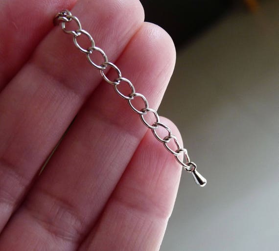 10x Extender Chain With Drop Charms 2 Inch Extension Chain - Etsy