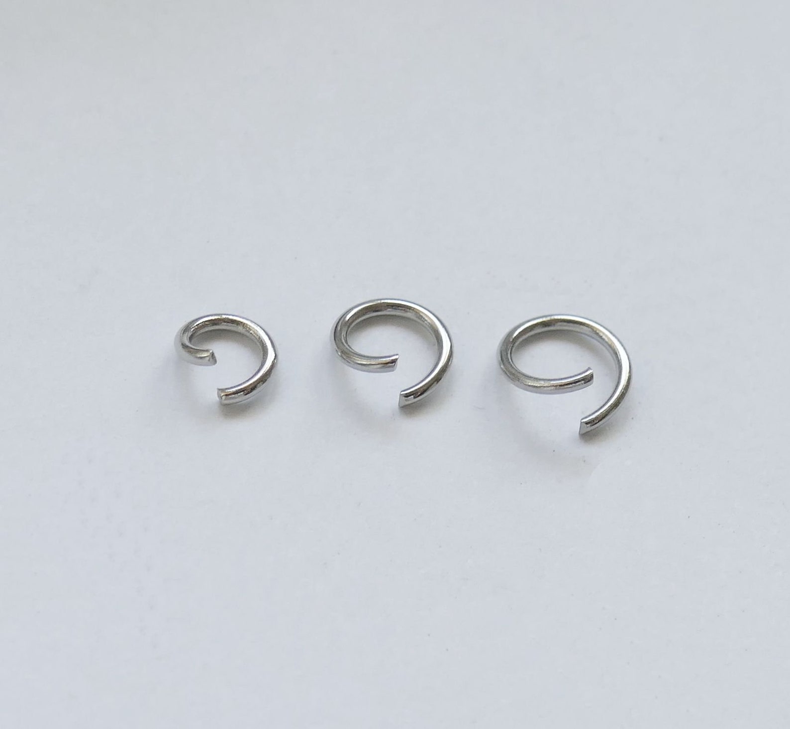 40x Stainless Steel Open Jump Rings 6mm/7mm/8mm 21 Gauge and - Etsy