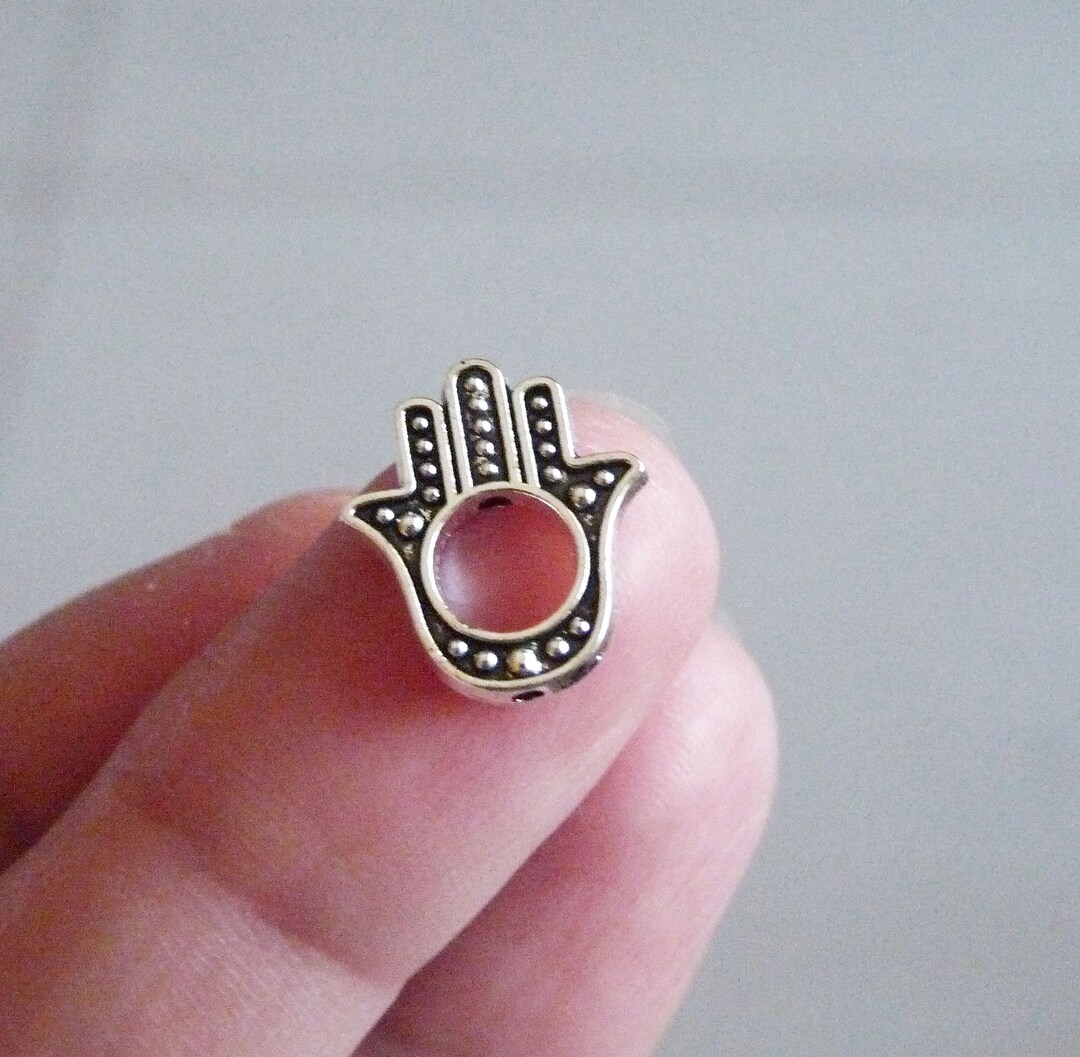 4/8x Fatima Hand Palm Charm Bead Frame B370 - Etsy