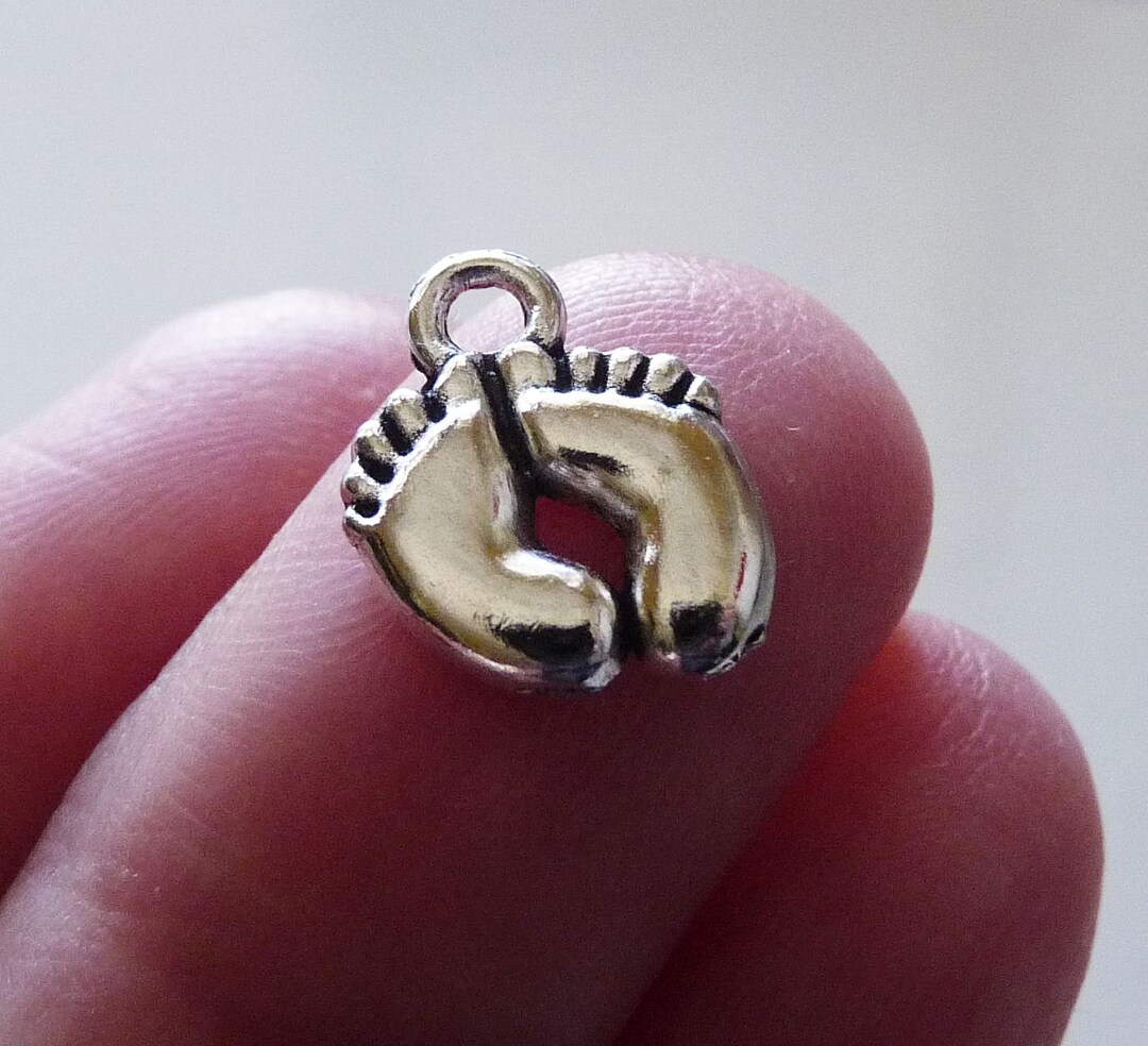 5/10x Baby Foot Charm Feet Charms for Braceletsmall Antique - Etsy