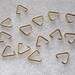 20x Gold Pendant Connector Strong Triangle Pinch Clip Bails - Etsy