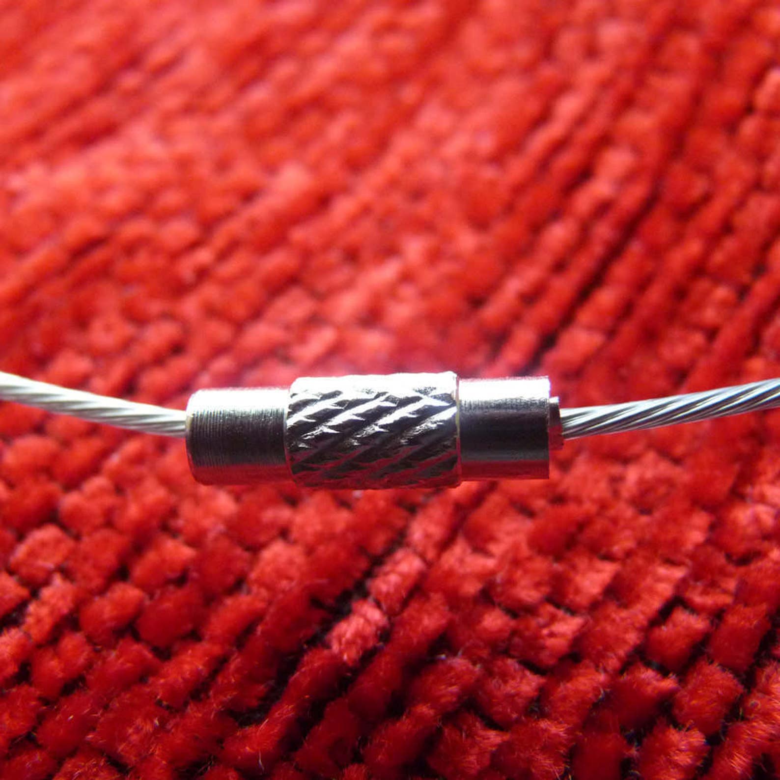 Wire Choker Necklace Coated Steel Cord Necklace 18 - Etsy