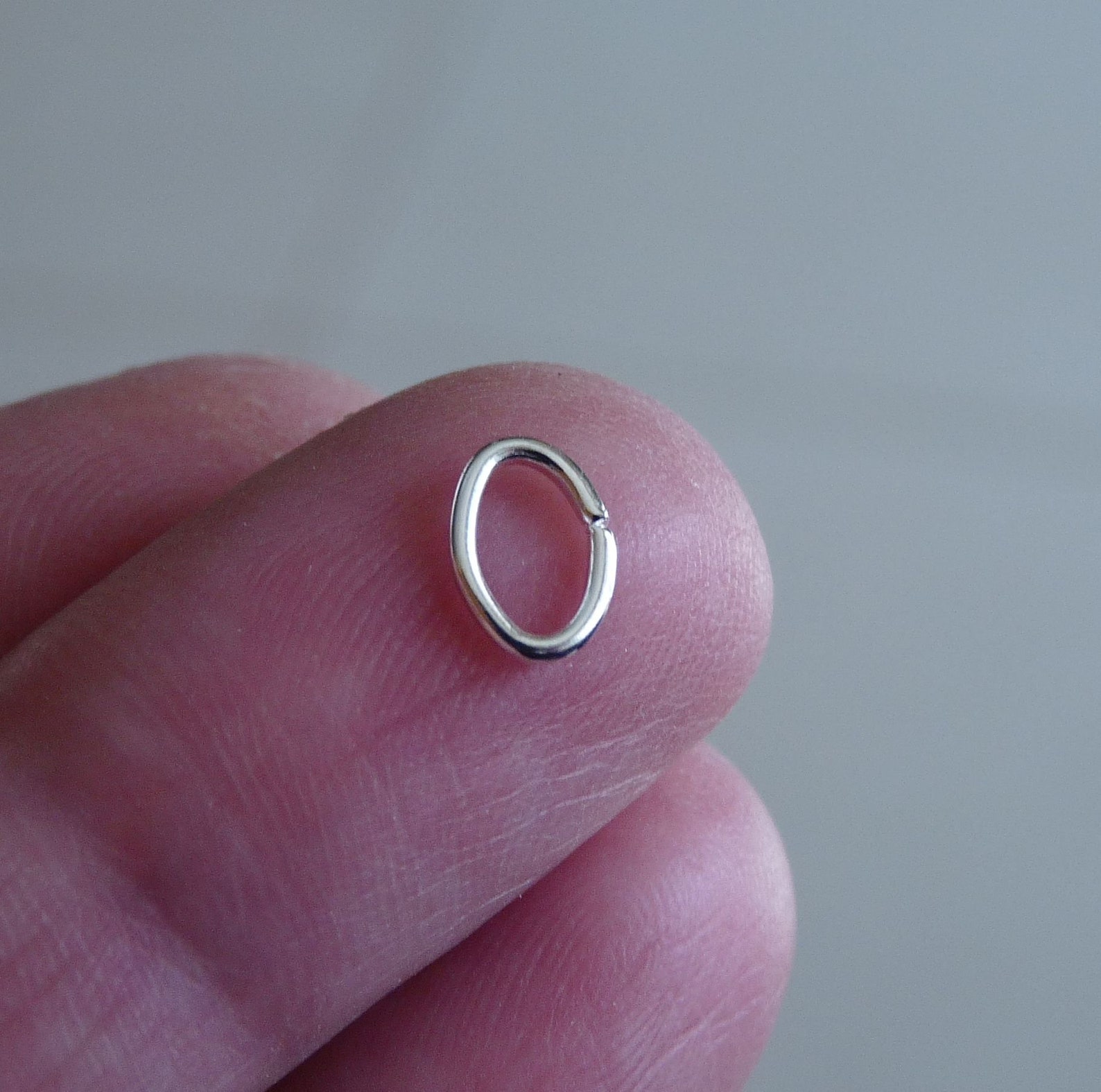 50/100x Silver Plated Oval Open 5x7mm Jump Rings Charm/clasp | Etsy