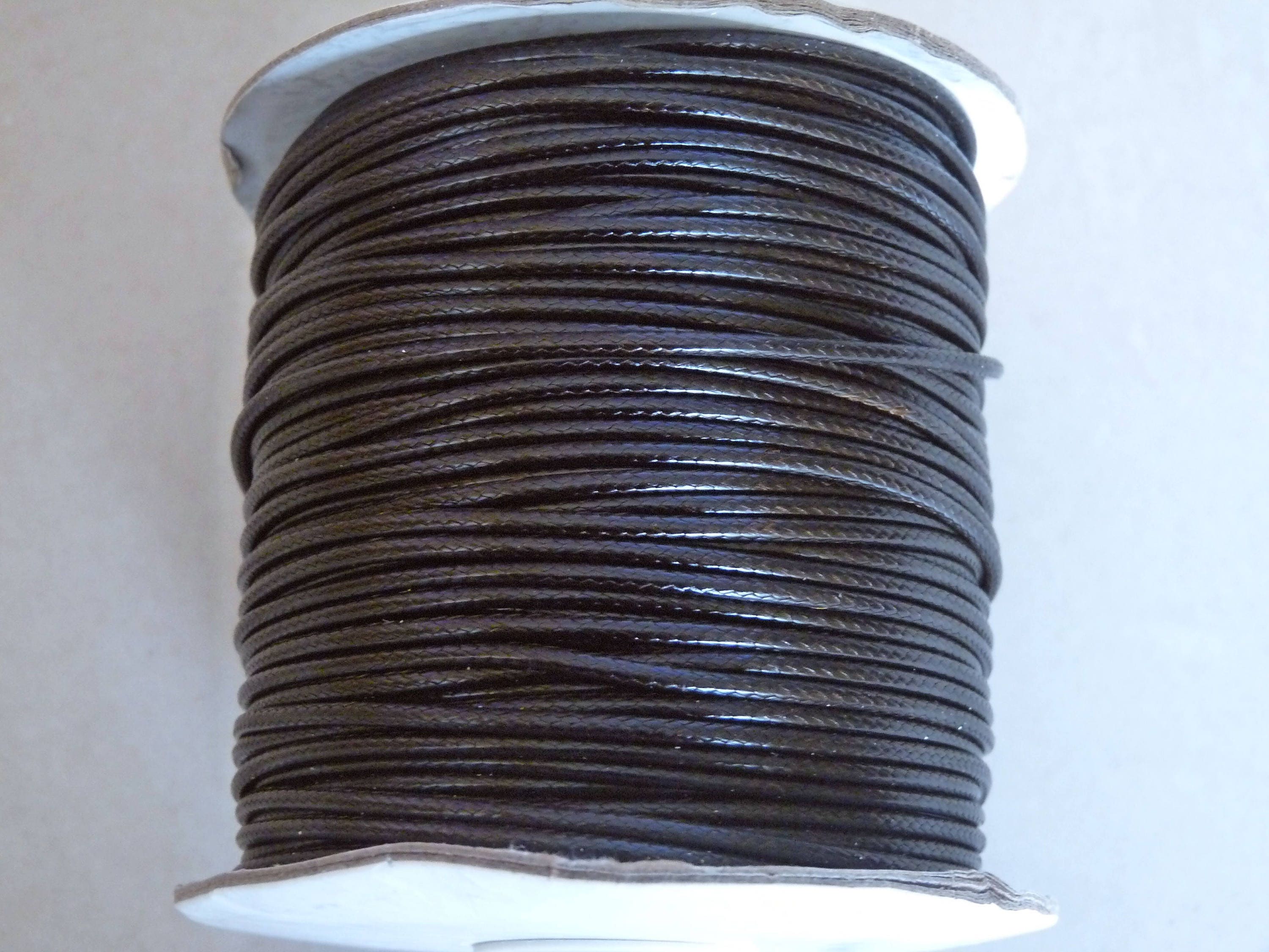 Brown Cord 2mm Brown Waxed Cord Round Cord Waxed Corduroy - Etsy