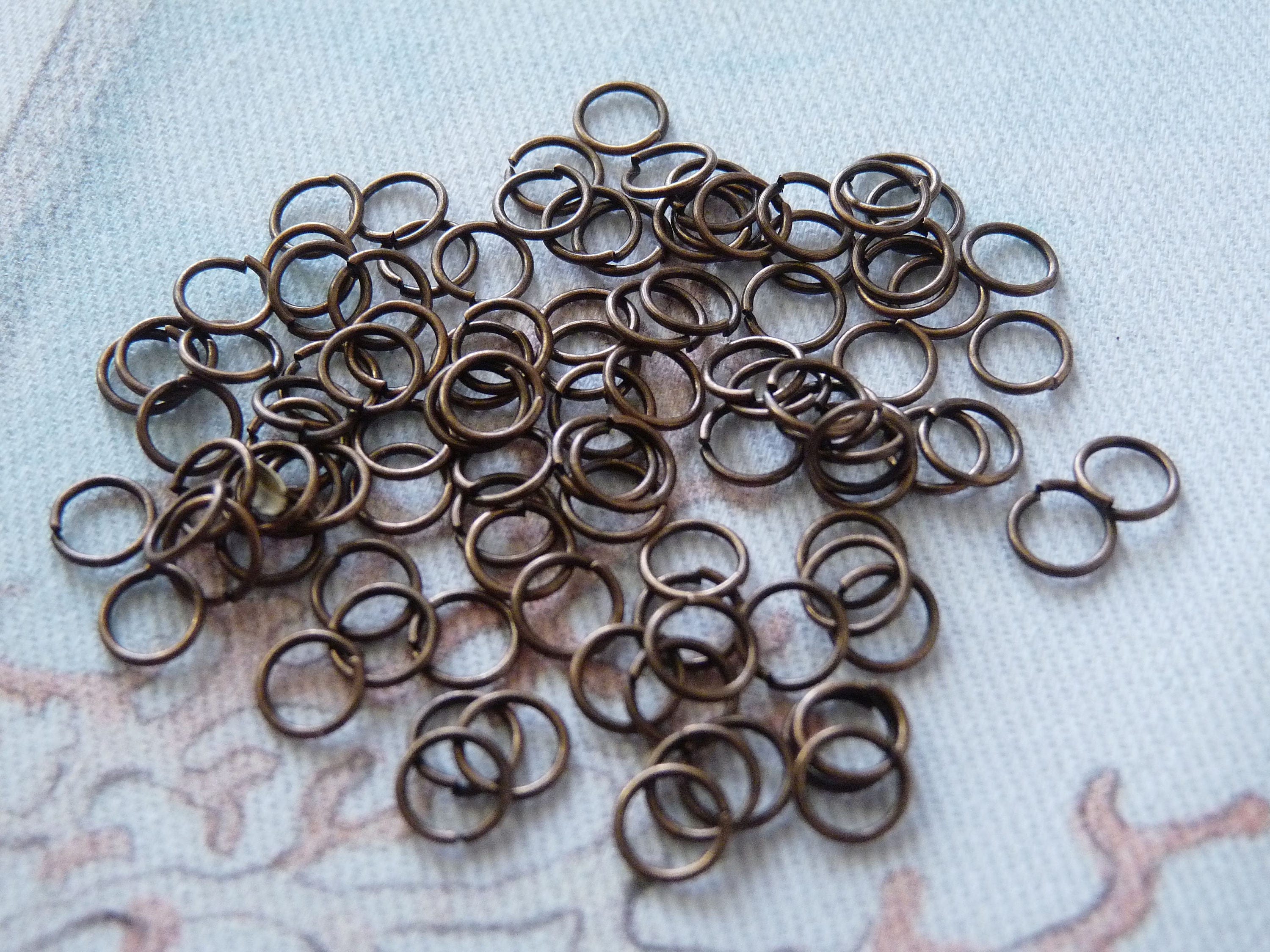 Copper Jump Rings 8mm Open Jump Rings Red Copper Rings - Etsy