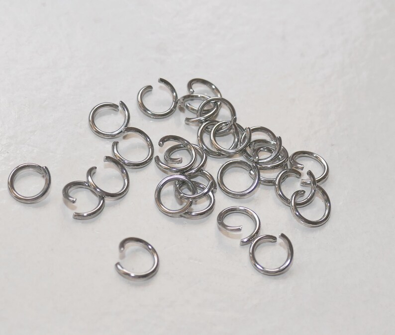 40x Stainless Steel Open Jump Rings 6mm/7mm/8mm 21 Gauge and - Etsy
