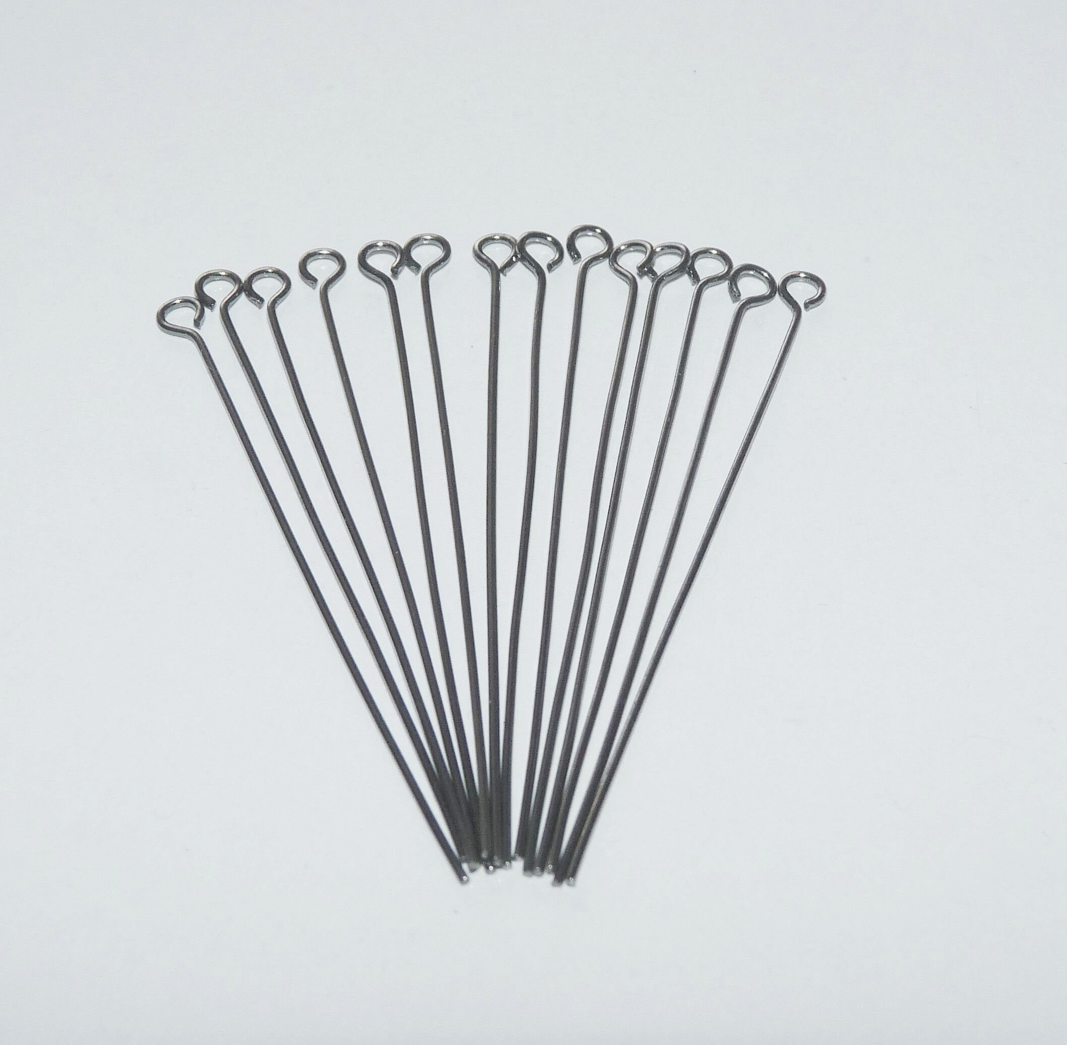 30x Stainless Steel 30mm/50mm Eye Pins 2 Inch Long Eye - Etsy