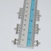 4x Multi Strand Open Loop Connectors, Stainless Steel 2/3/4/5 Row ...