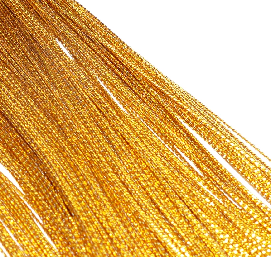 10 Yard Gold/silver Metallic Christmas Ornament Hanger, Craft Cord 1mm ...