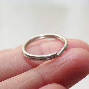 10x Double Loop 304 Stainless Steel 20mm High Quality 16 Gauge Split ...