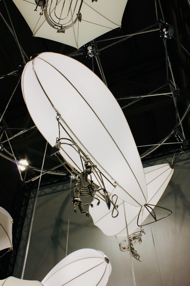 Small Light Zeppelin Nursery Hanging Ceiling Lamp for Room With Low ...