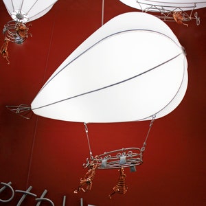 Light Zeppelin Pendant Ceiling Lamp, Collapsible Light Flying Vehicle ...