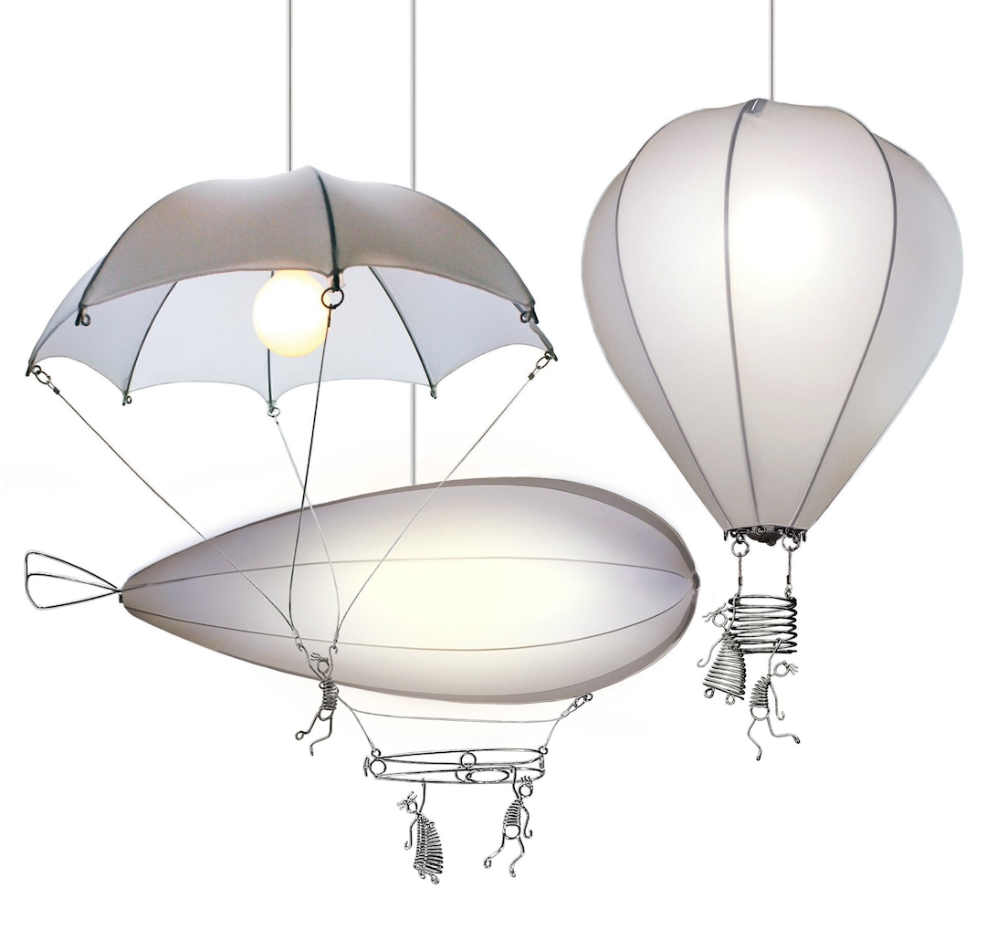 Chandelier «LIGHTER THAN AIR», Hanging Lamps: Light Parachute, Light ...