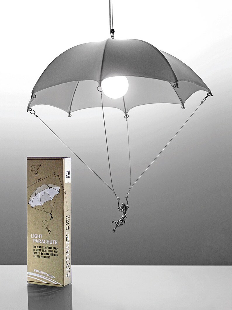 Ceiling Hanging Light Parachute, Pendant Ceiling Lamp Kit, Nursery ...