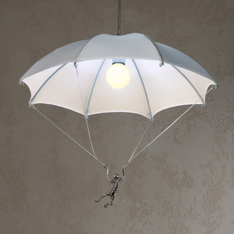 Ceiling Hanging Light Parachute, Pendant Ceiling Lamp Kit, Nursery ...
