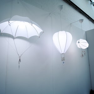 Zeppelin Lamp Shade, Pendant Light or Decor. Hardwired or US/EU Plug In ...