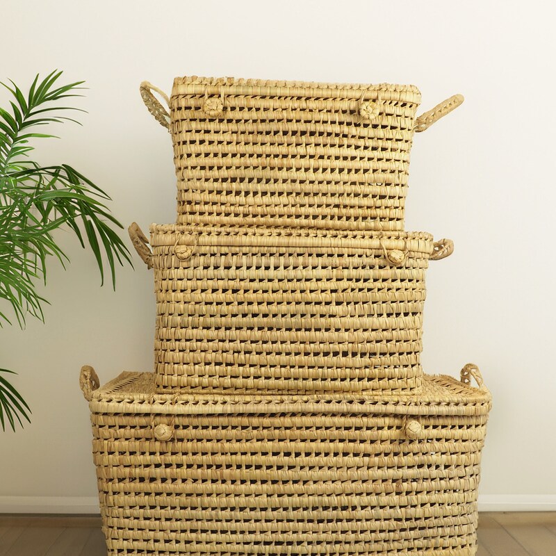 Moroccan Basket - Etsy