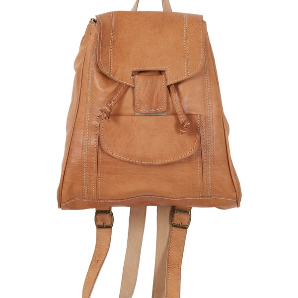 Brown Backpack - Etsy