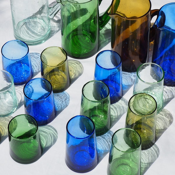 Recycled Glassware - Etsy