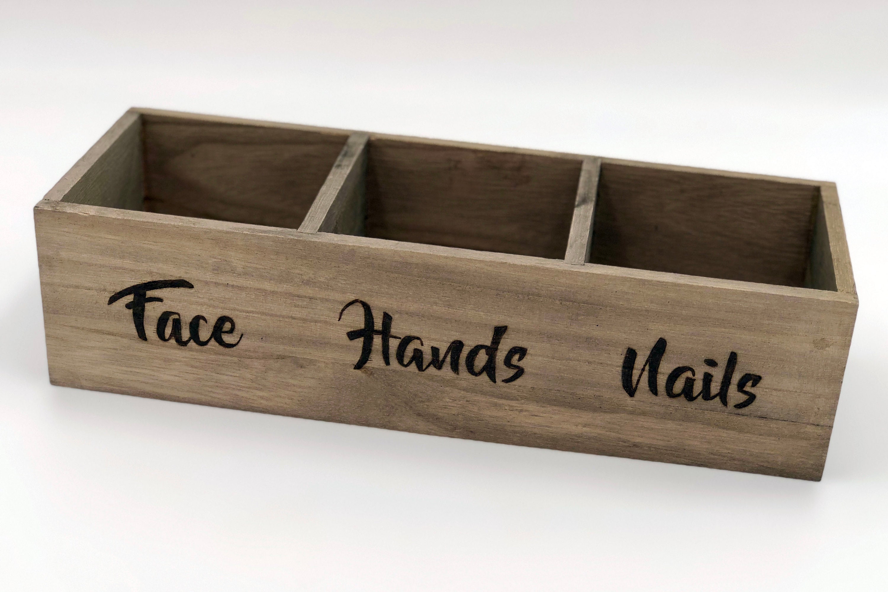 Wooden Beauty Storage Box - Etsy UK