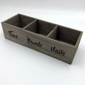Wooden Beauty Storage Box - Etsy UK