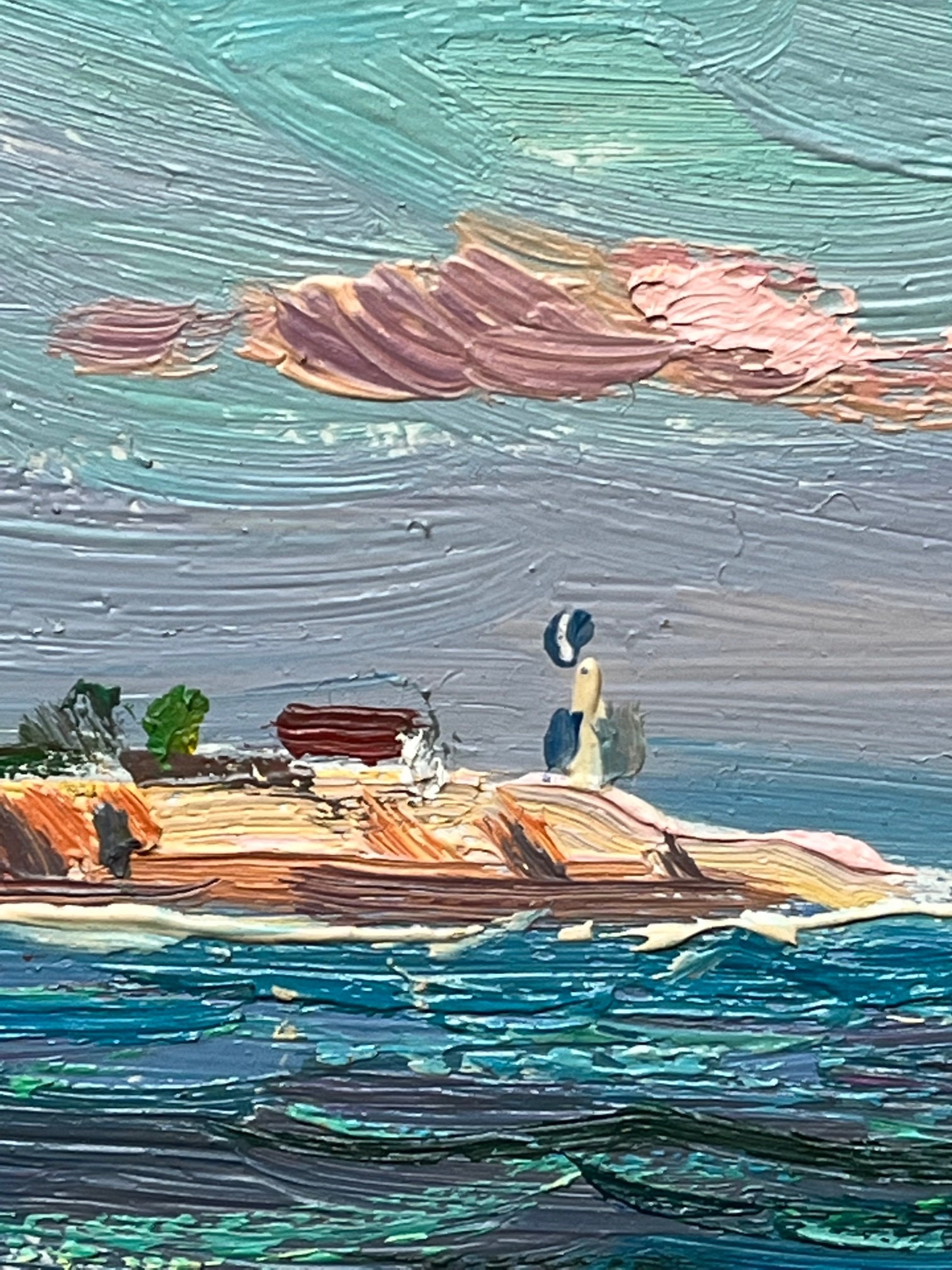 Marine Scene by Wayne Morrell, Rockport Artist Depicting "the Rockport ...