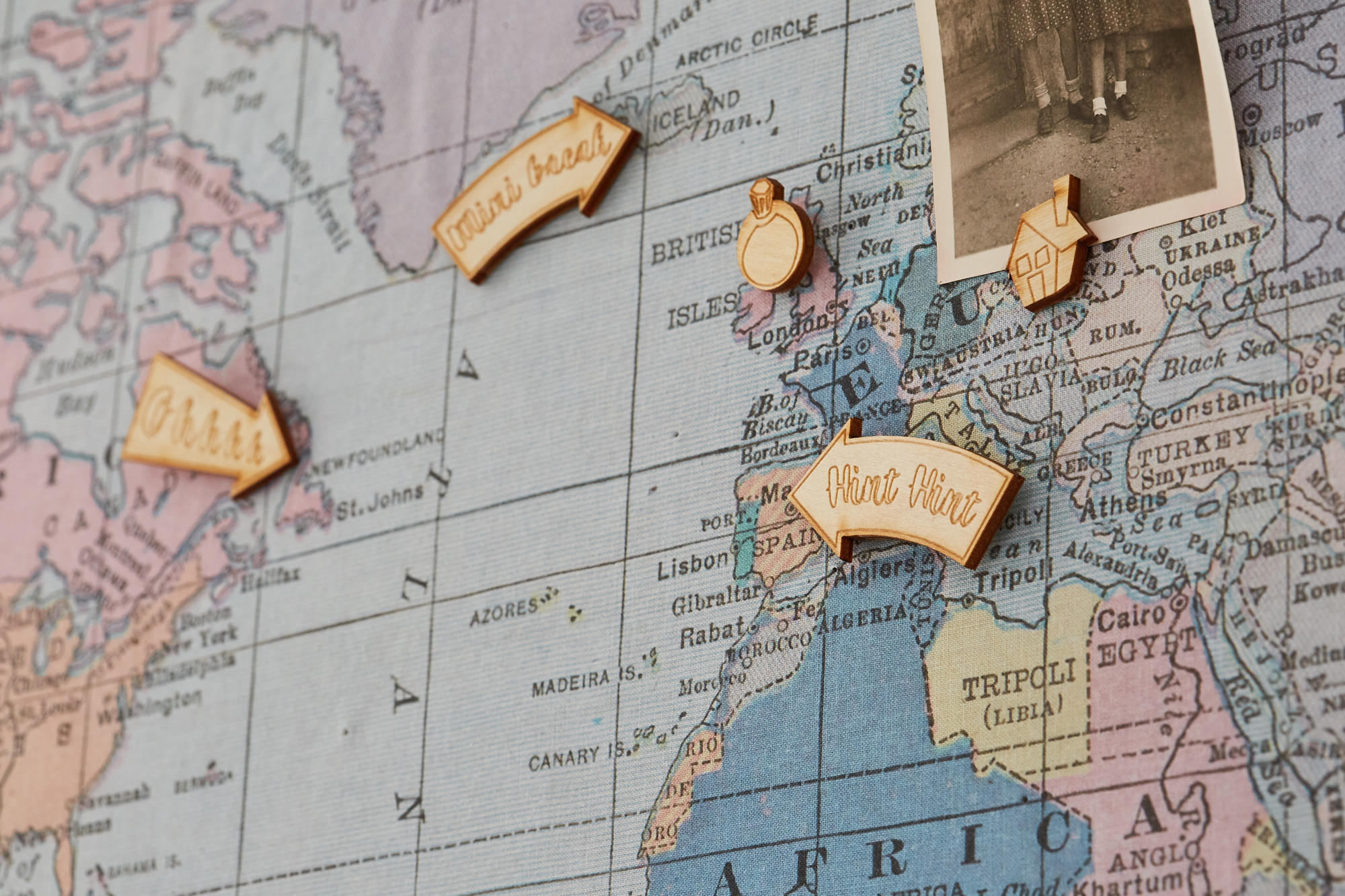 Personalised world travel map | Etsy