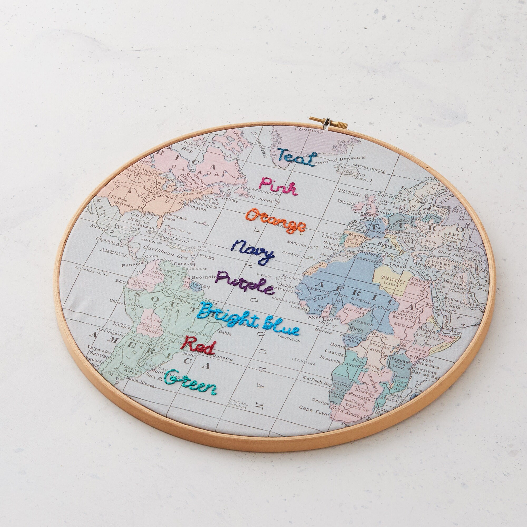 Personalised world travel map | Etsy