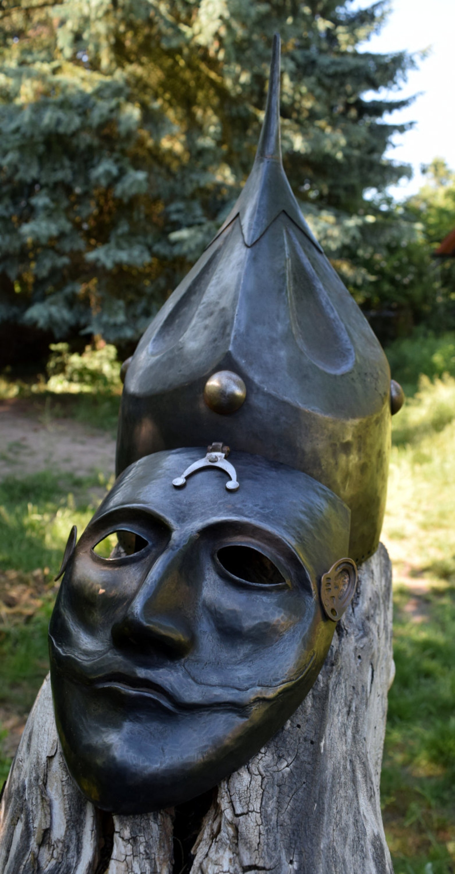 Reenactment helmet helmet of Lipovec Kipchak hand mask | Etsy