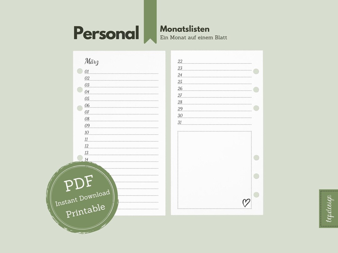 Personal // Monthly Lists With Universal Calendar // Monthly Planning ...