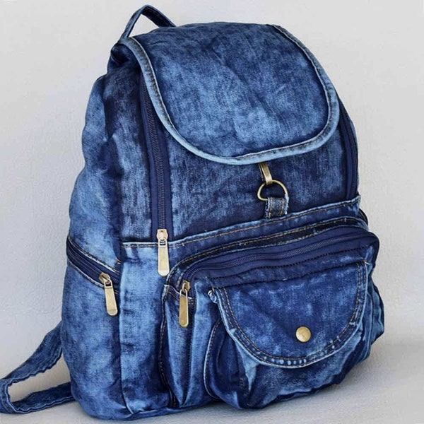 Upcycled Denim Bag - Etsy