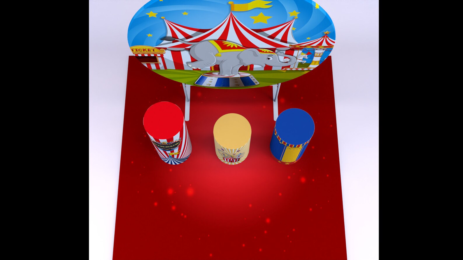 Circus Backdrop Circus Birthday Party Circus Banner - Etsy